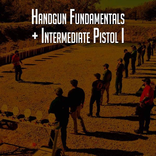 Combined Handgun Fundamentals + Intermediate Pistol I – .38 America